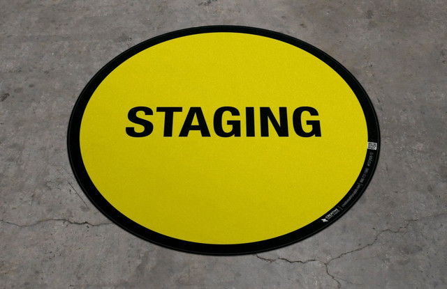 Staging - Floor Sign