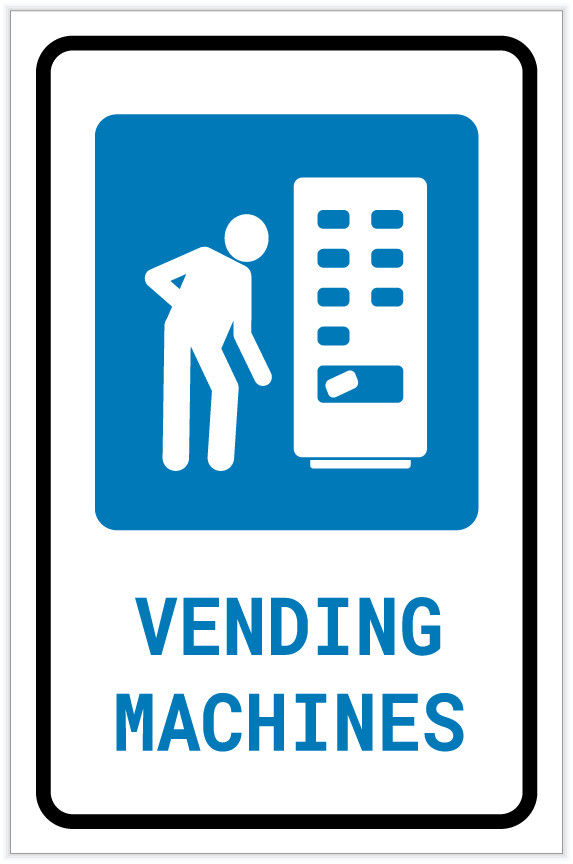 Vending Machines with Icon Portrait v2 - Label
