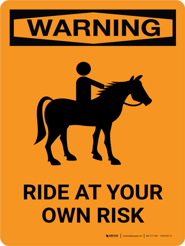Horse Signs | Creative Safety Supply