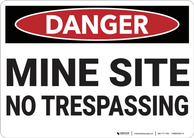 Excavation Signs | Creative Safety Supply