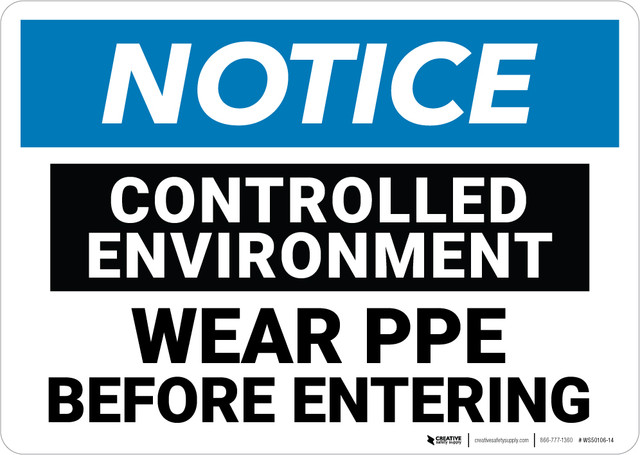 Cleanroom Signs | Creative Safety Supply