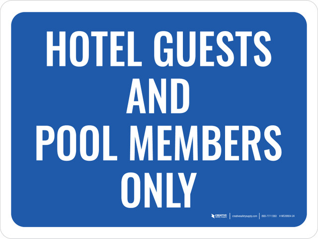 Hotel Signs | Creative Safety Supply