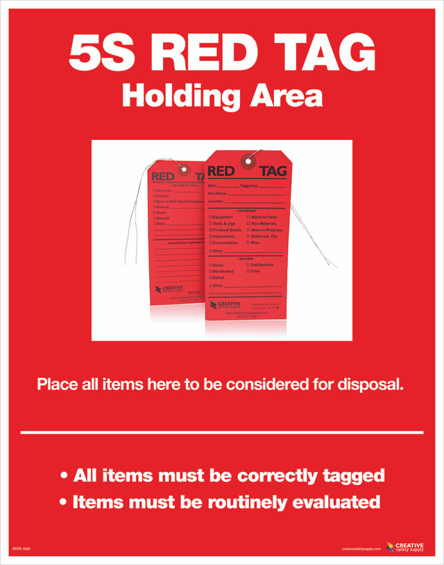 5S Red Tags | Creative Safety Supply