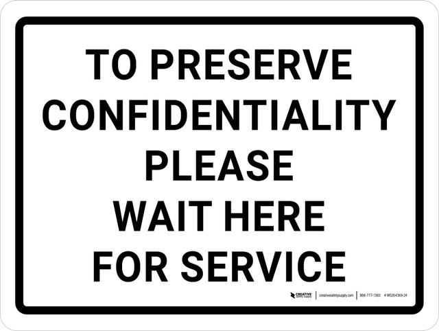 To Preserve Confidentiality Please Wait Here for Service Landscape ...