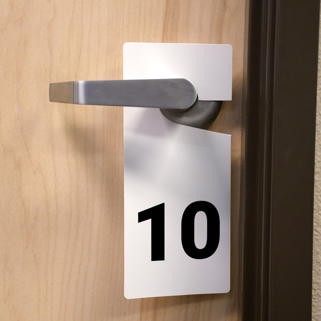 Number 10 - Door Hanger | Creative Safety Supply