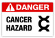 Danger - Cancer Hazard Label