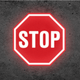 SignCast™ S300 Virtual Sign - Stop Sign