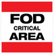 FOD Critical Area Type A (Wall Sign) | Creative Safety Supply