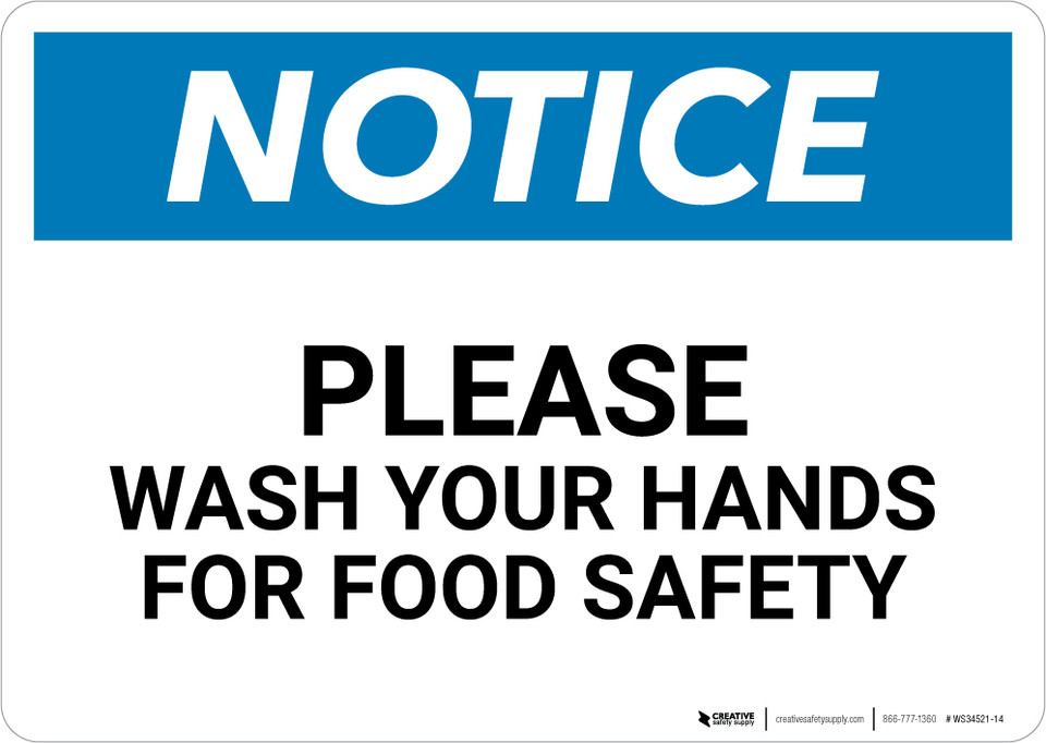 Kitchen Signs | Creative Safety Supply