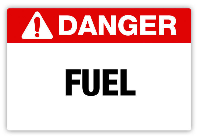 Danger - Fuel Label | Creative Safety Supply