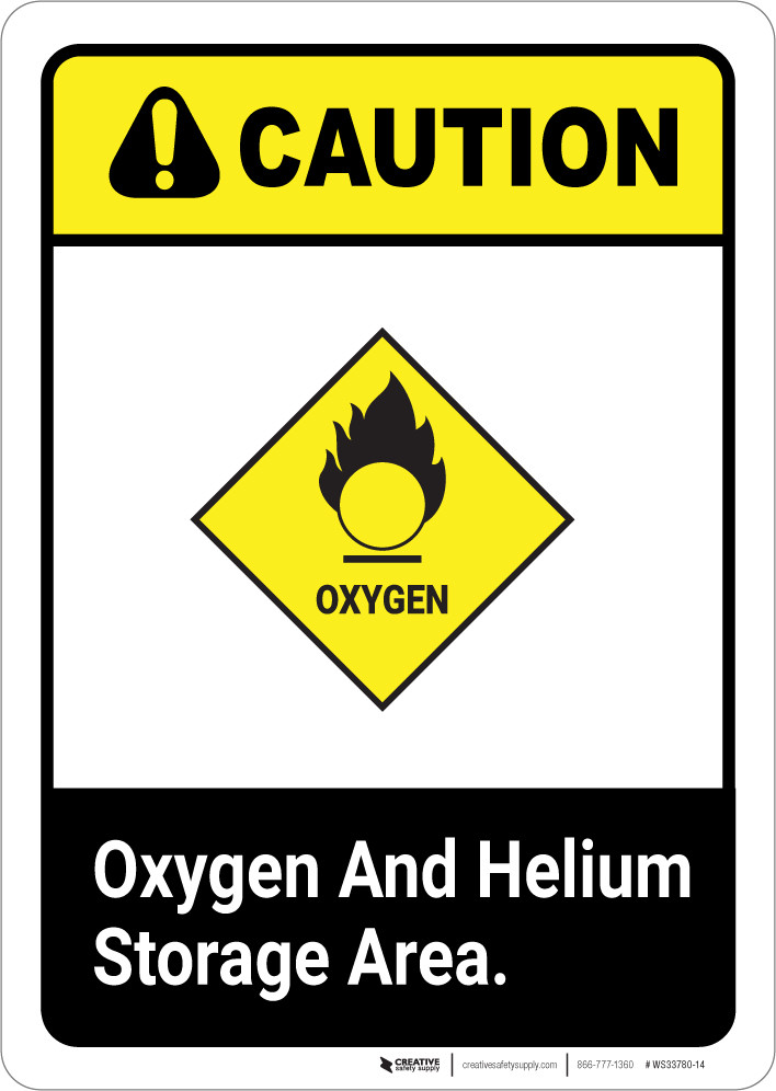Oxygen Storage Signs | Creative Safety Supply