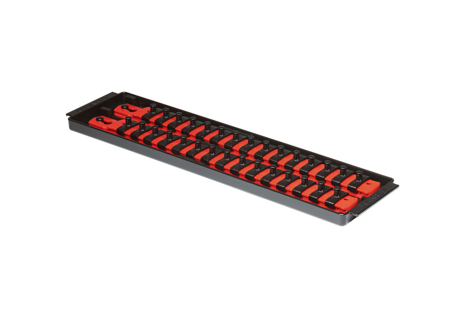 2 Rail Twist Lock Socket Boss 13", Red - 1/4"