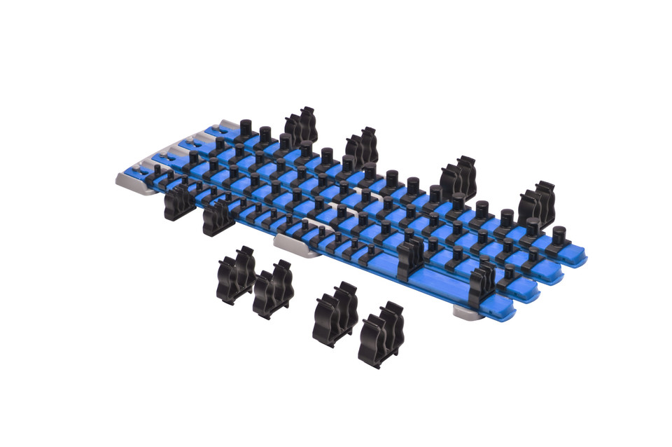 Twist Lock Complete Socket System - Magnetic - Blue