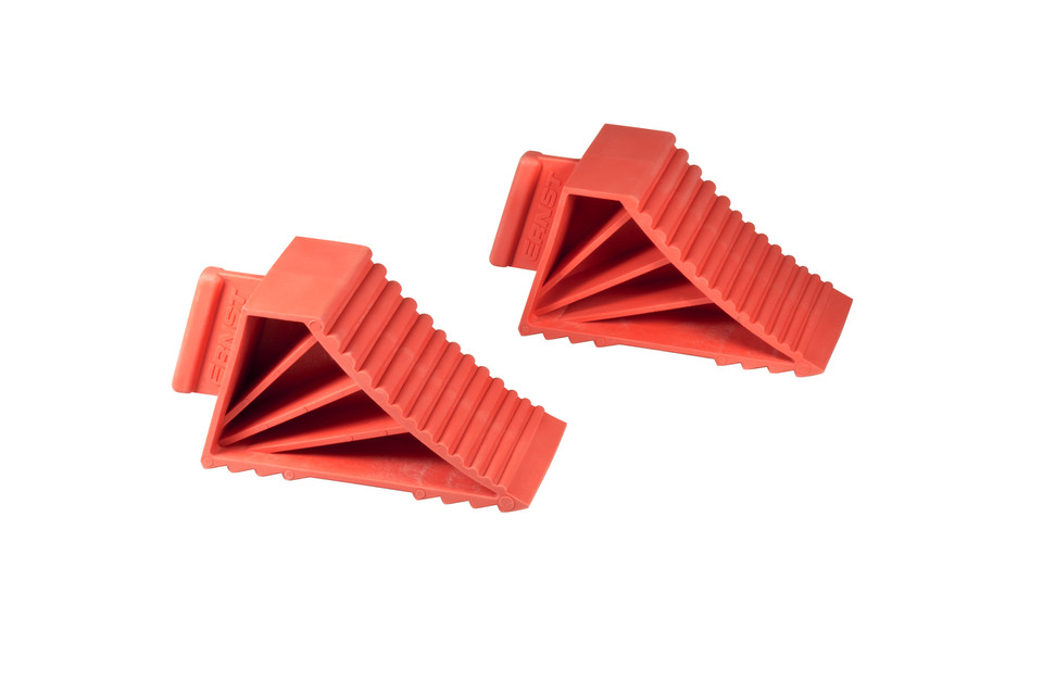 Shop Chocks - 2 Pack - Red | Creative Safety Supply