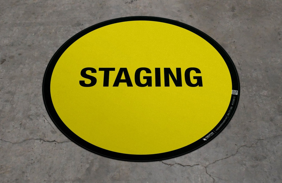 Staging - Floor Sign