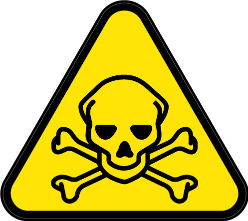 Acute Hazardous Substances Die Cut Label