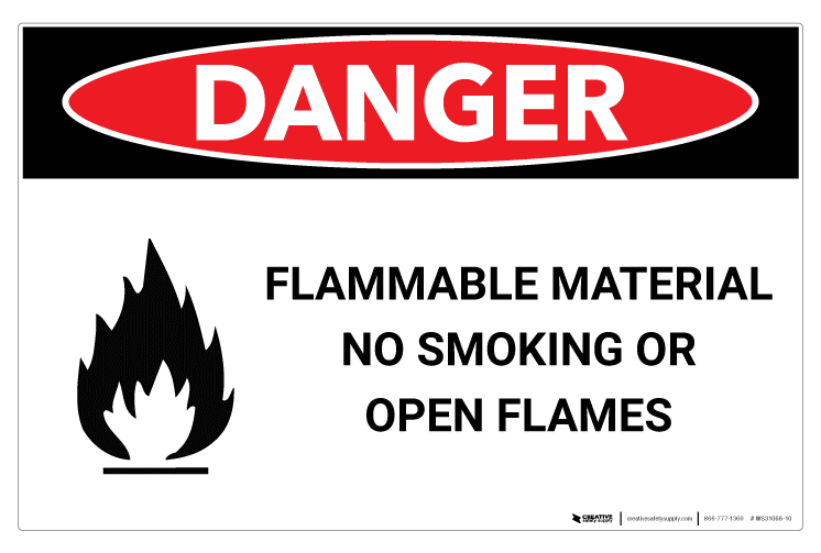 Flammable Materials Signs | Creative Safety Supply