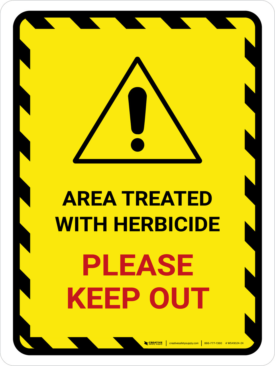Herbicide Safety Signs | Creative Safety Supply