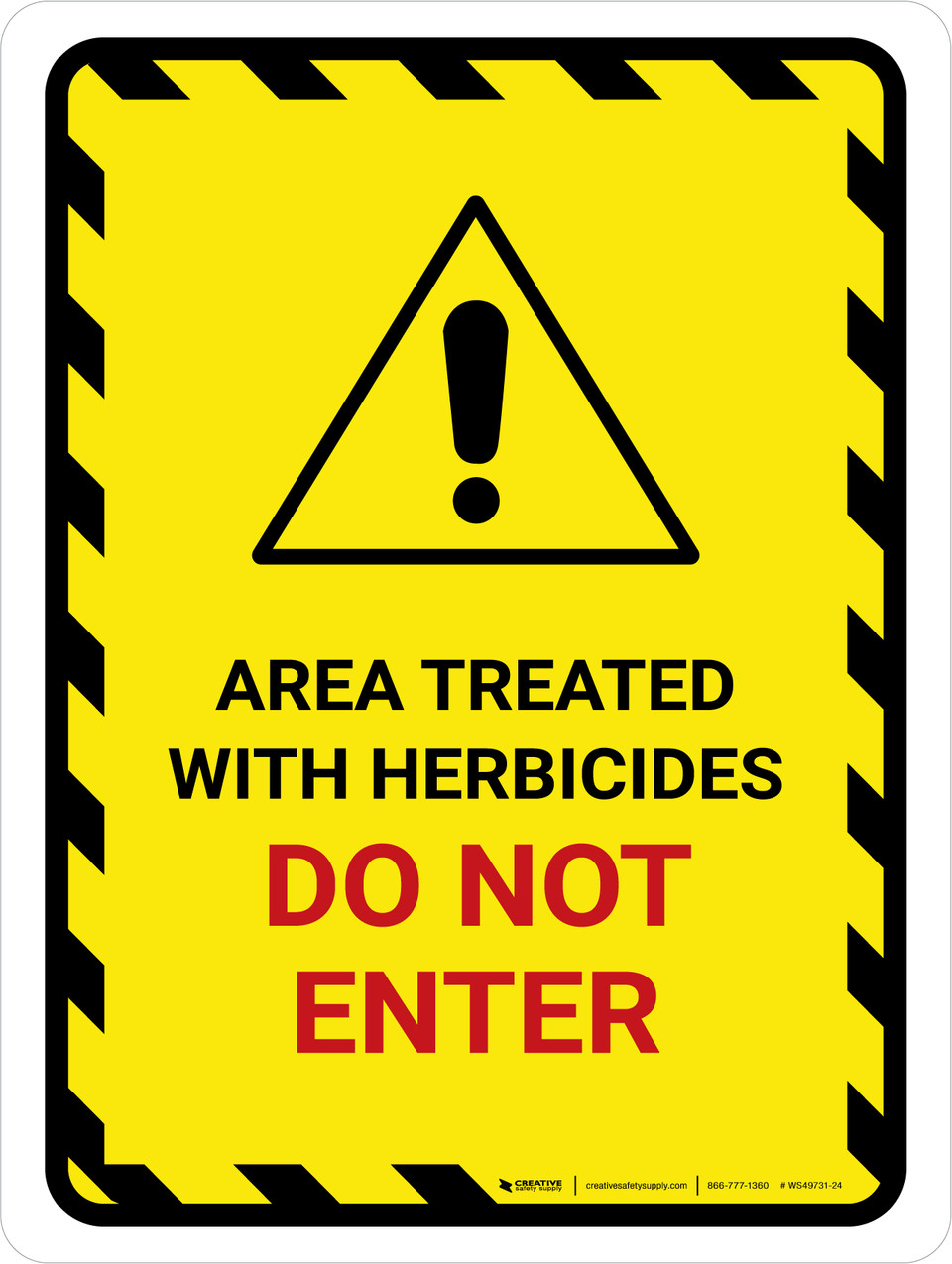 Herbicide Safety Signs | Creative Safety Supply