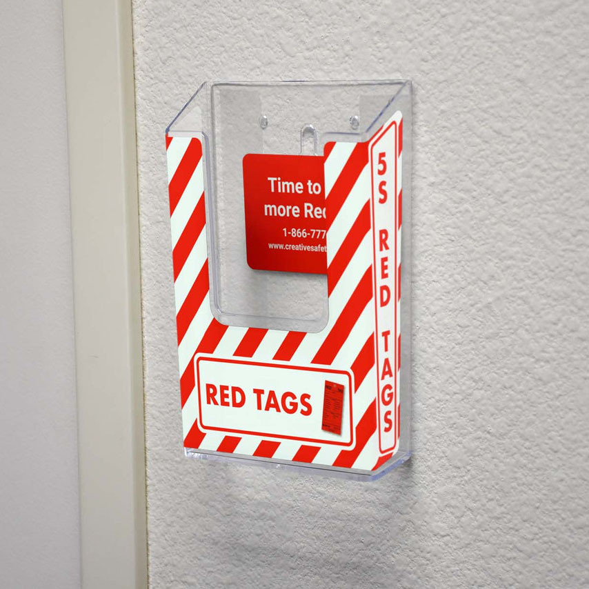5S Red Tag Hazard - Tag Holder | Creative Safety Supply