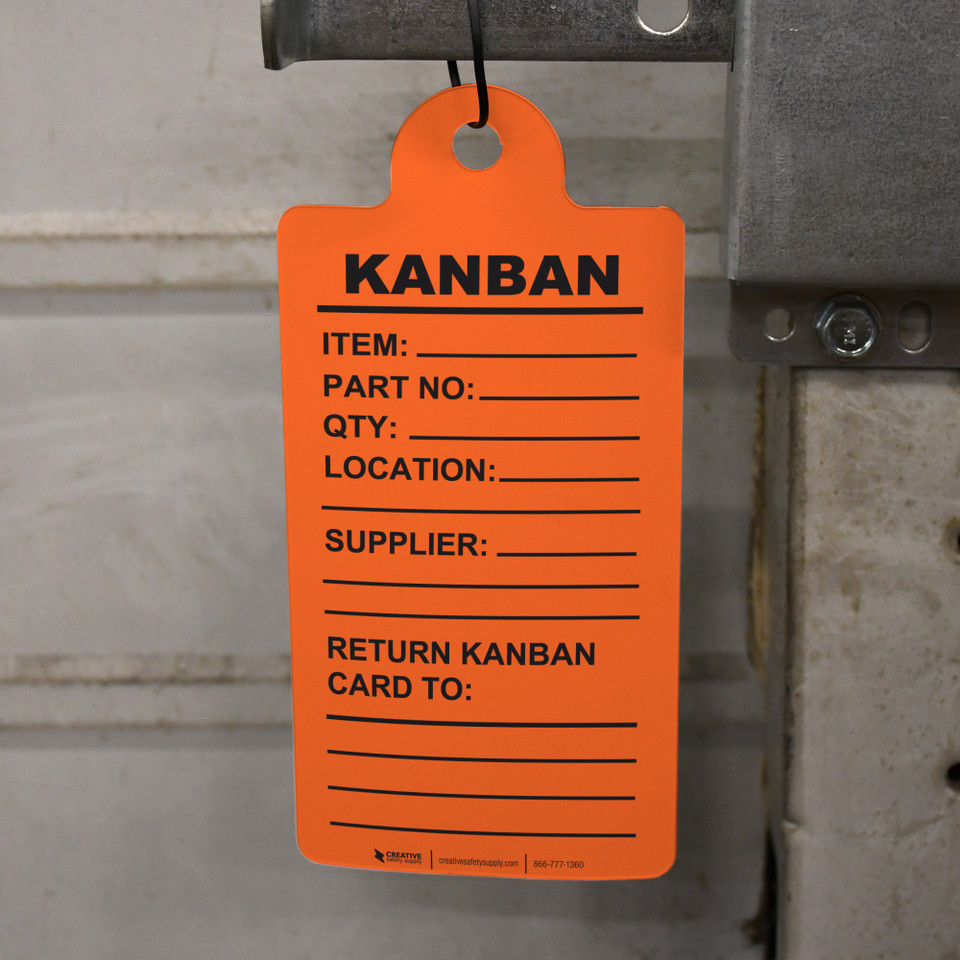 Kanban Orange - Hang Tag | Creative Safety Supply