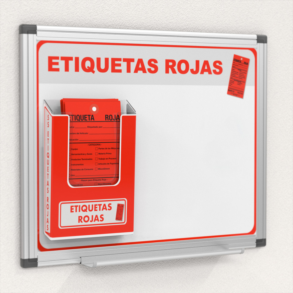 5S Red Tag Spanish - Tag Station | Creative Safety Supply
