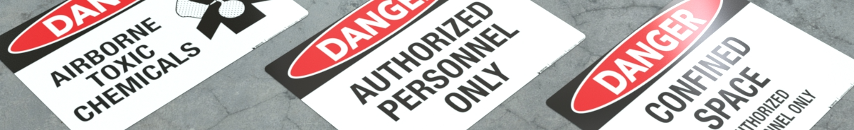 Danger Signs [OSHA + ANSI Compliant] | Creative Safety Supply