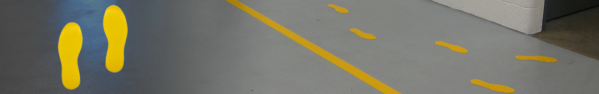 Footprint Stickers + Decals | Creative Safety Supply