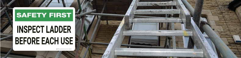 Ladder Safety Signs | Creative Safety Supply