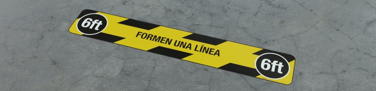 Spanish Social Distancing Products | Creative Safety Supply
