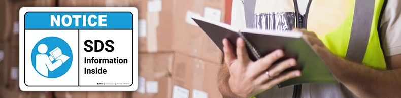Safety Data Sheet (SDS) Signs | Creative Safety Supply