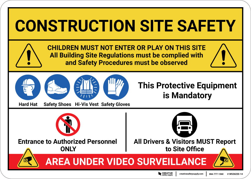 Construction Safety Icons