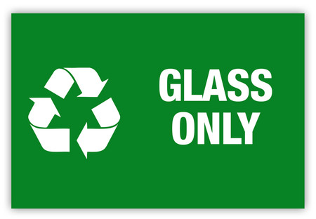 Glass Only Label | Creative Safety Supply
