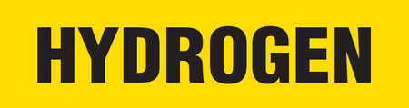 Hydrogen Pipe Marking Wrap (Yellow/Black)