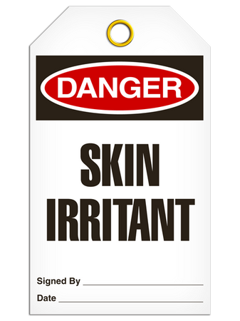 Danger Skin Irritant Tags | Creative Safety Supply
