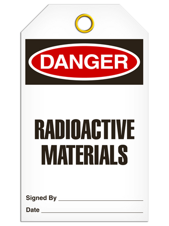 Danger Radioactive Tags | Creative Safety Supply