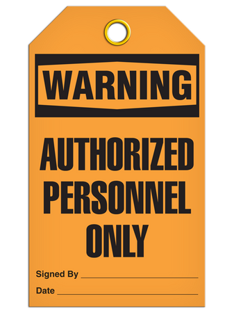 Warning Auth Person Tags