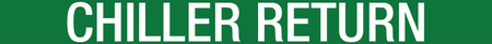 Chiller Return Pipe Label