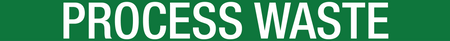 Process Waste Pipe Label