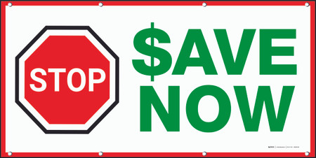 Stop Save Now Banner