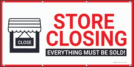 Store Closing Banner