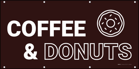 Coffee & Donuts Banner