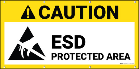 ESD Protected Area Banner | Creative Safety Supply