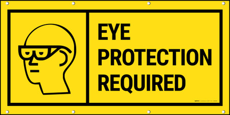 Eye Protection Required Banner