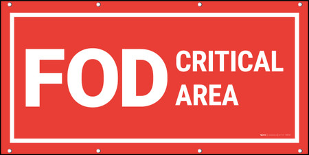 FOD Critical Area Banner