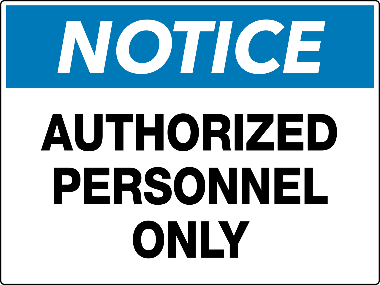 Authorized Personnel Only Wallpaper