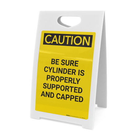 Caution: Be Sure Cylinder is Properly Supported and Capped - A-Frame ...