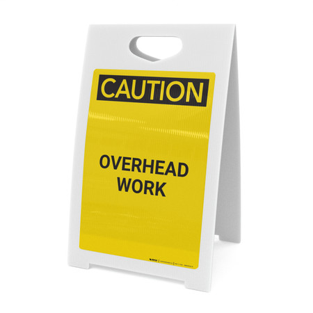 Caution: Overhead Work - A-Frame Sign