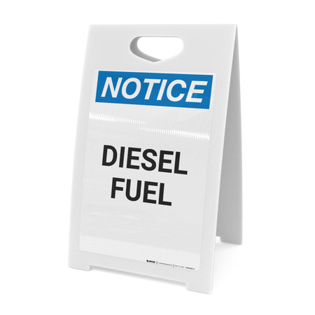 Notice: Diesel Fuel - A-Frame Sign | Creative Safety Supply