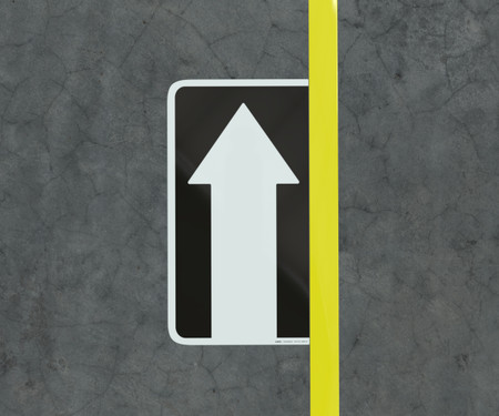 Arrow Straight - Floor Marking Sign